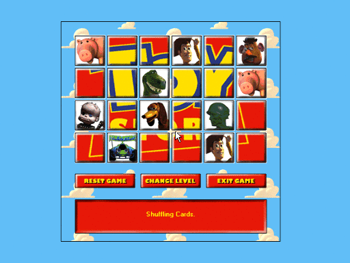 Toy Story Concentration